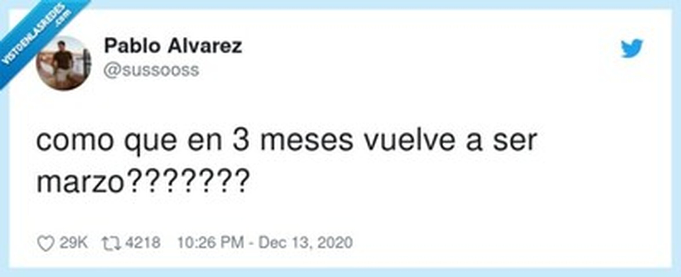 VEF > Visto en las Redes > Tremendo lo rápido que ha pasado 2020, por ...