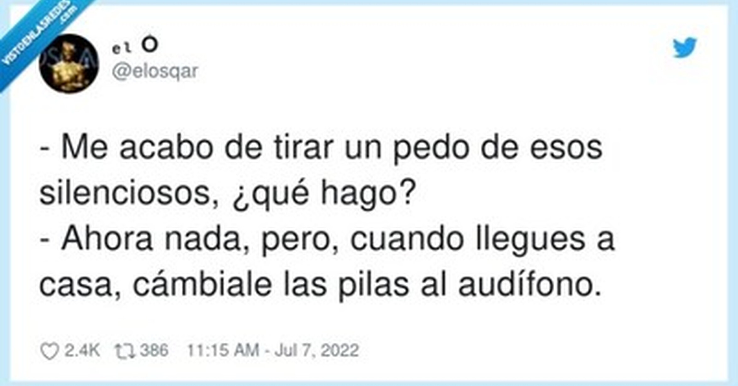 VEF > Visto en las Redes > Vamos, que la has liado, por @elosqar