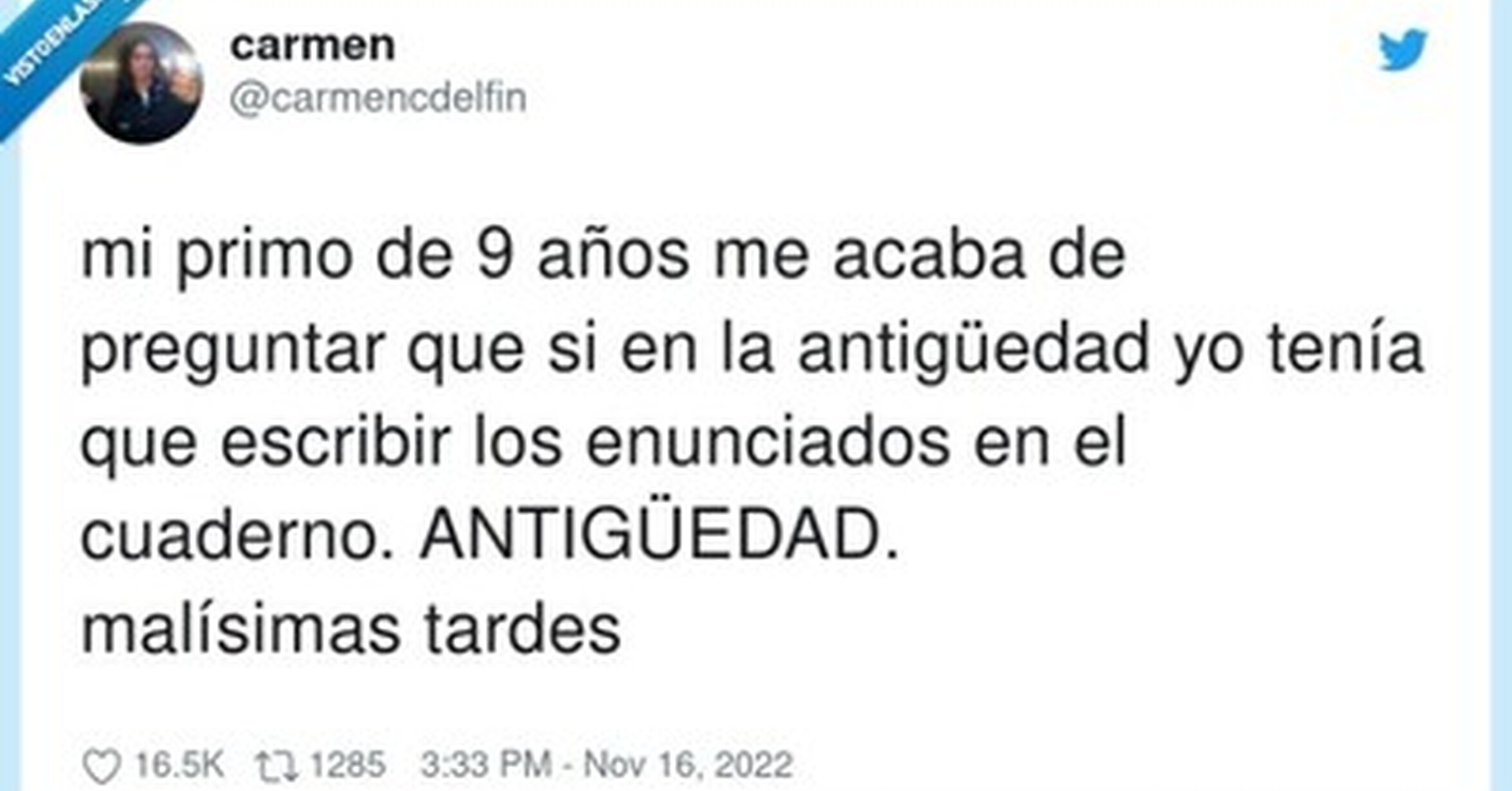 VEF > Visto en las Redes > Mi hija me preguntó si cuando yo era pequeña ...