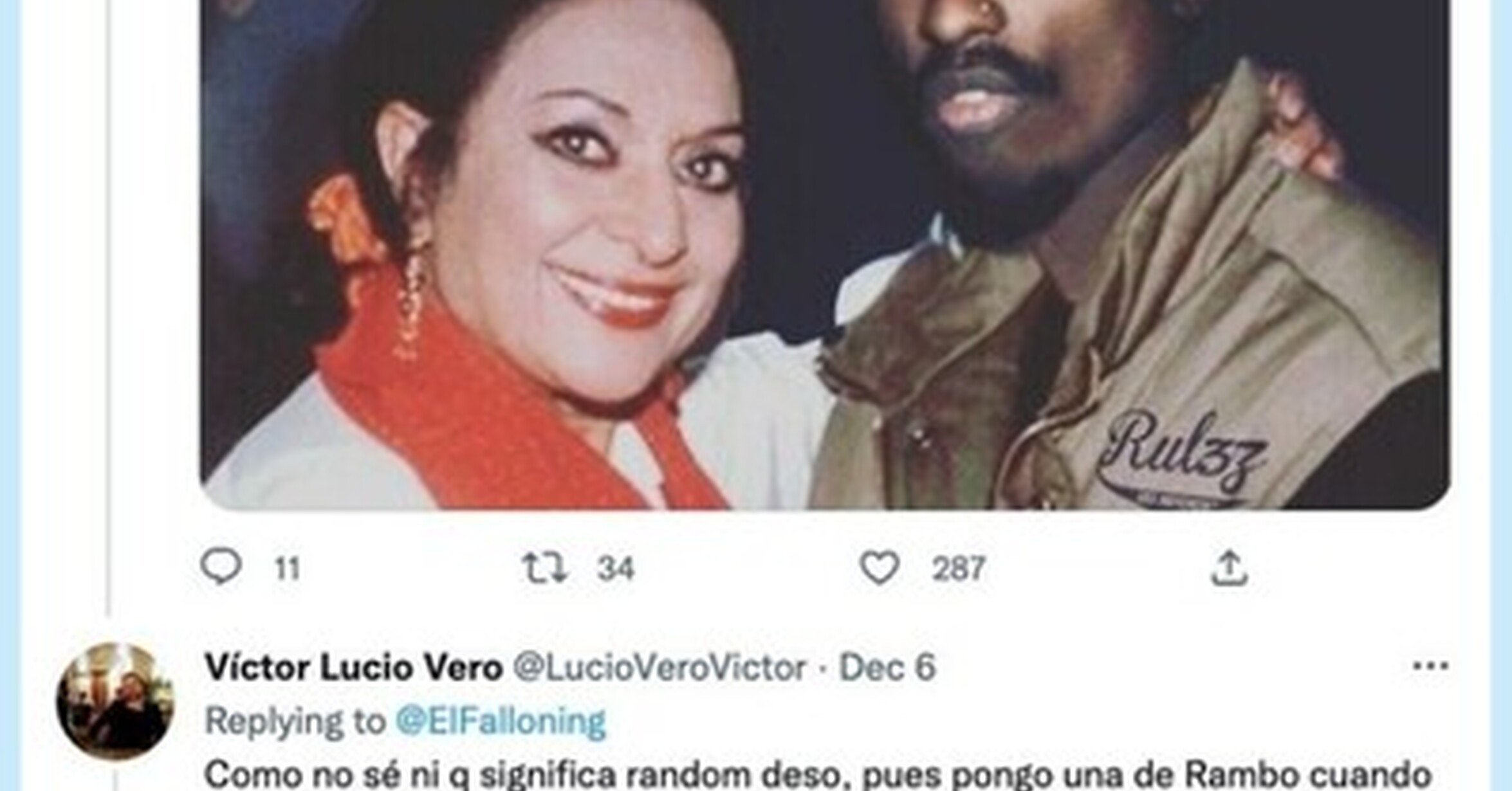 VEF > Visto en las Redes > La faraona y Tupac, y el hilo de las fotos más random que te puedes ...