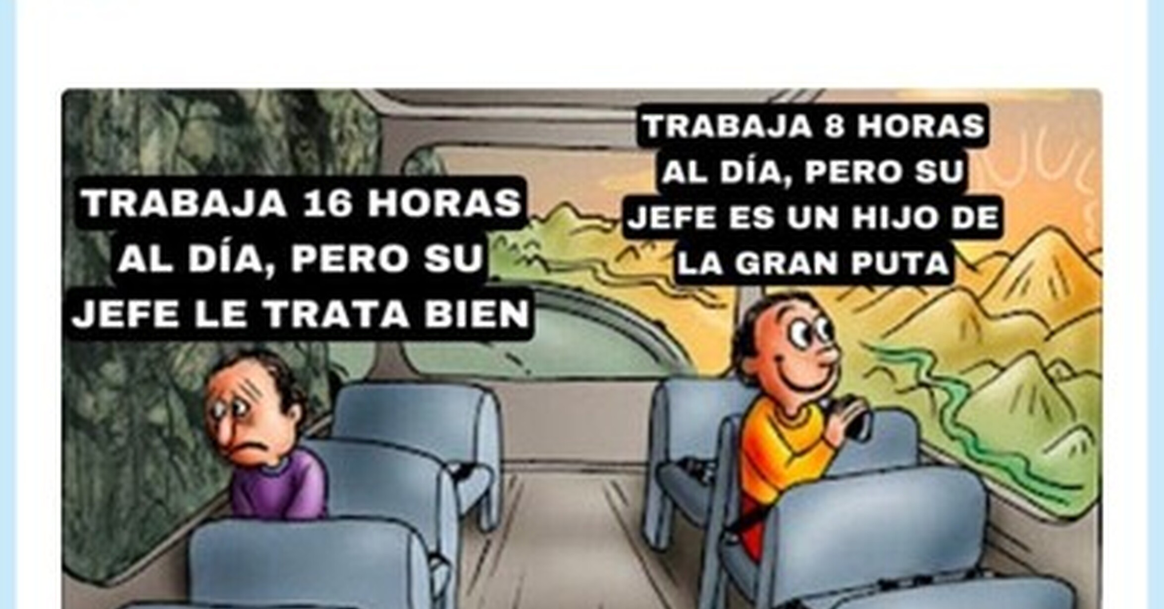 VEF > Visto en las Redes > Si su jefe le hace trabajar 16 horas al día ...