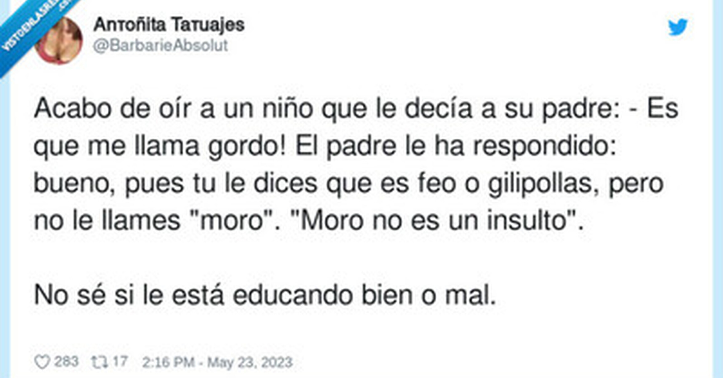 VEF > Visto en las Redes > Lo está haciendo de lujo. Le está enseñando ...