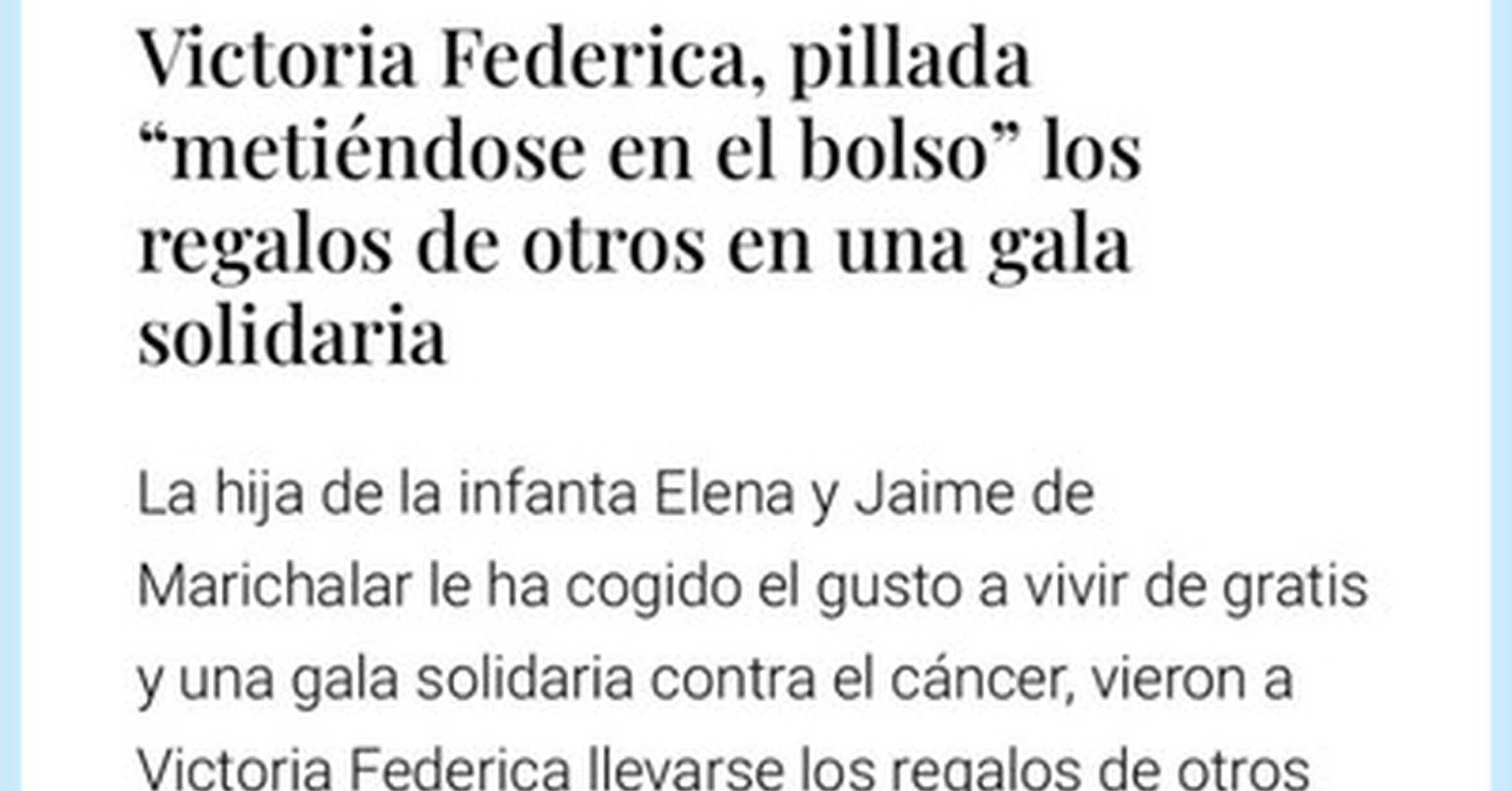 VEF > Visto en las Redes > El gen Borbón es muy borbón, por @TirodeGraciah