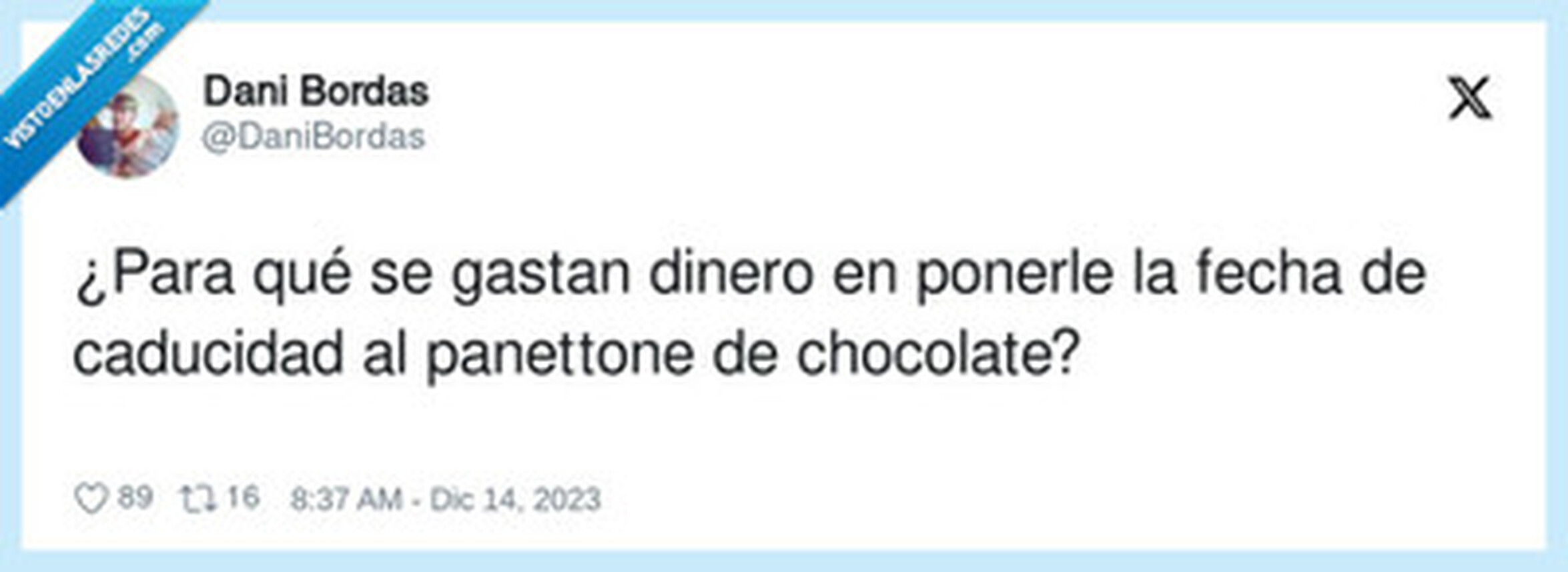 VEF > Visto en las Redes > Me duran 1 hora máximo, por @DaniBordas