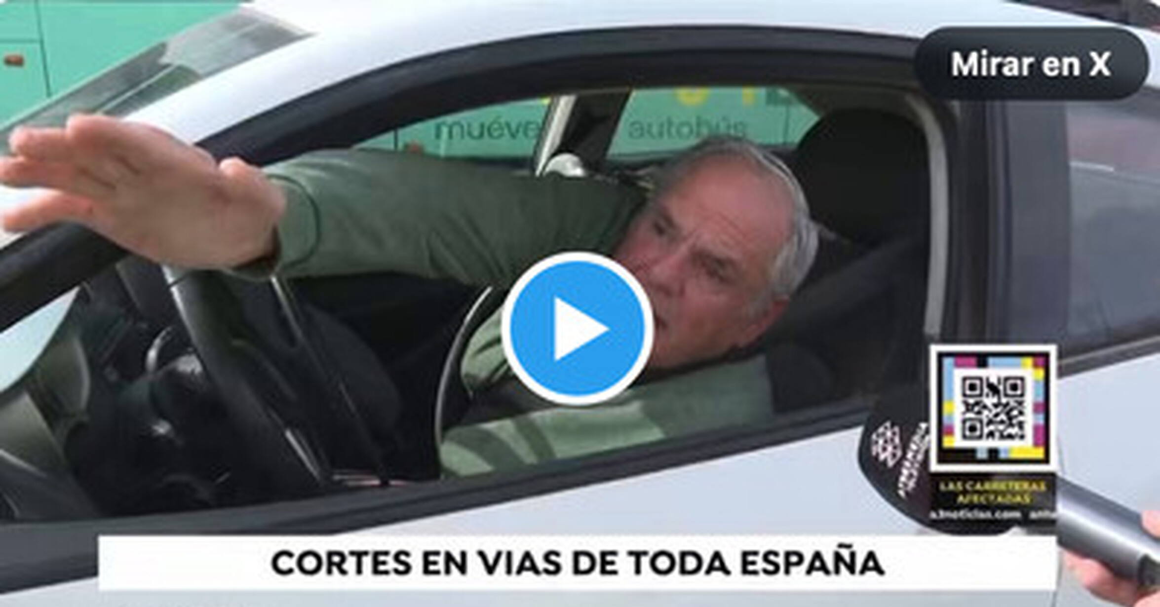 VEF > Visto en las Redes > Señor se ve en medio de la huelga de tractores sufriendo porque ...