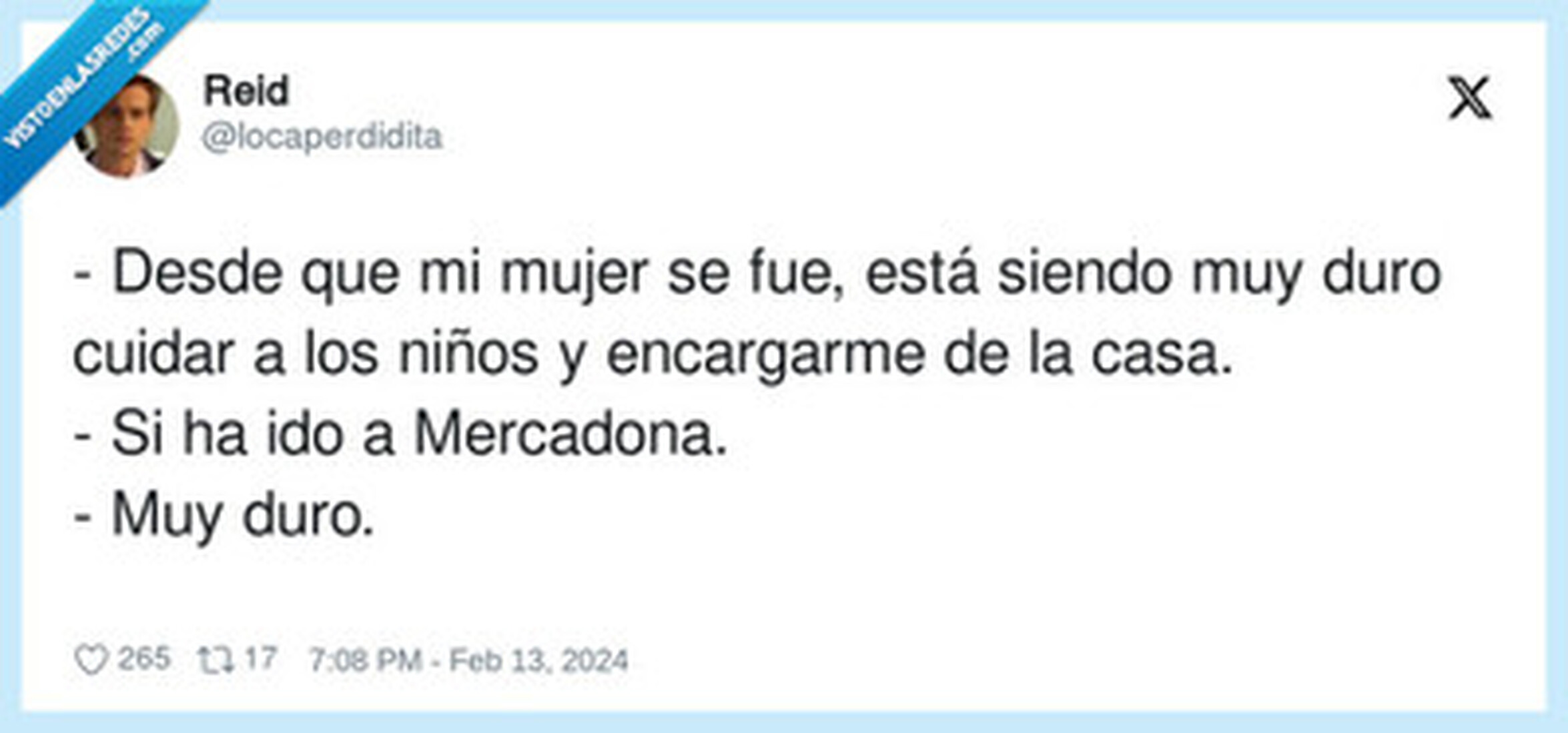 VEF > Visto en las Redes > Padre modelo, por @locaperdidita