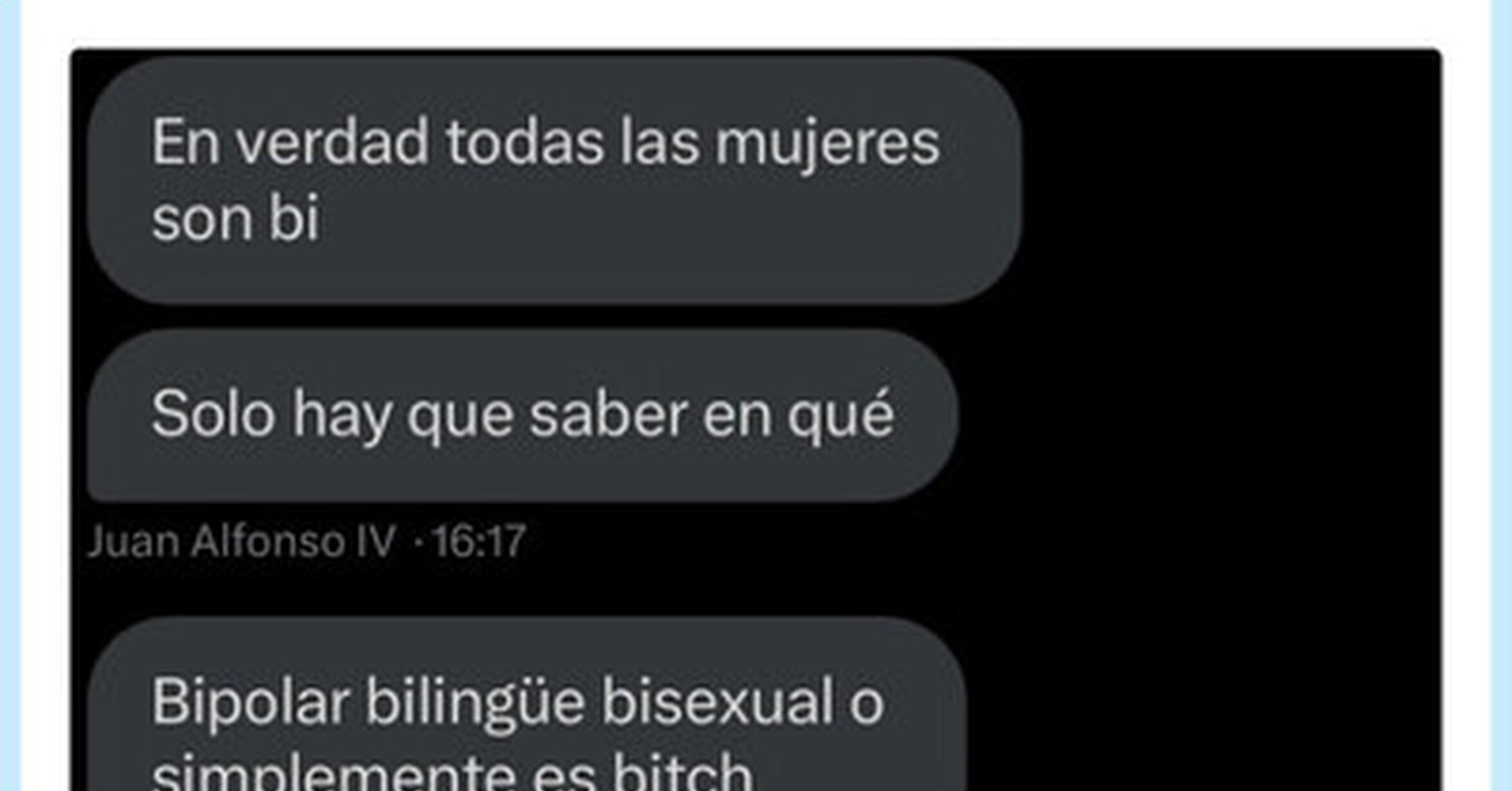 VEF > Visto en las Redes > Todas las mujeres son bi, por @zowisss