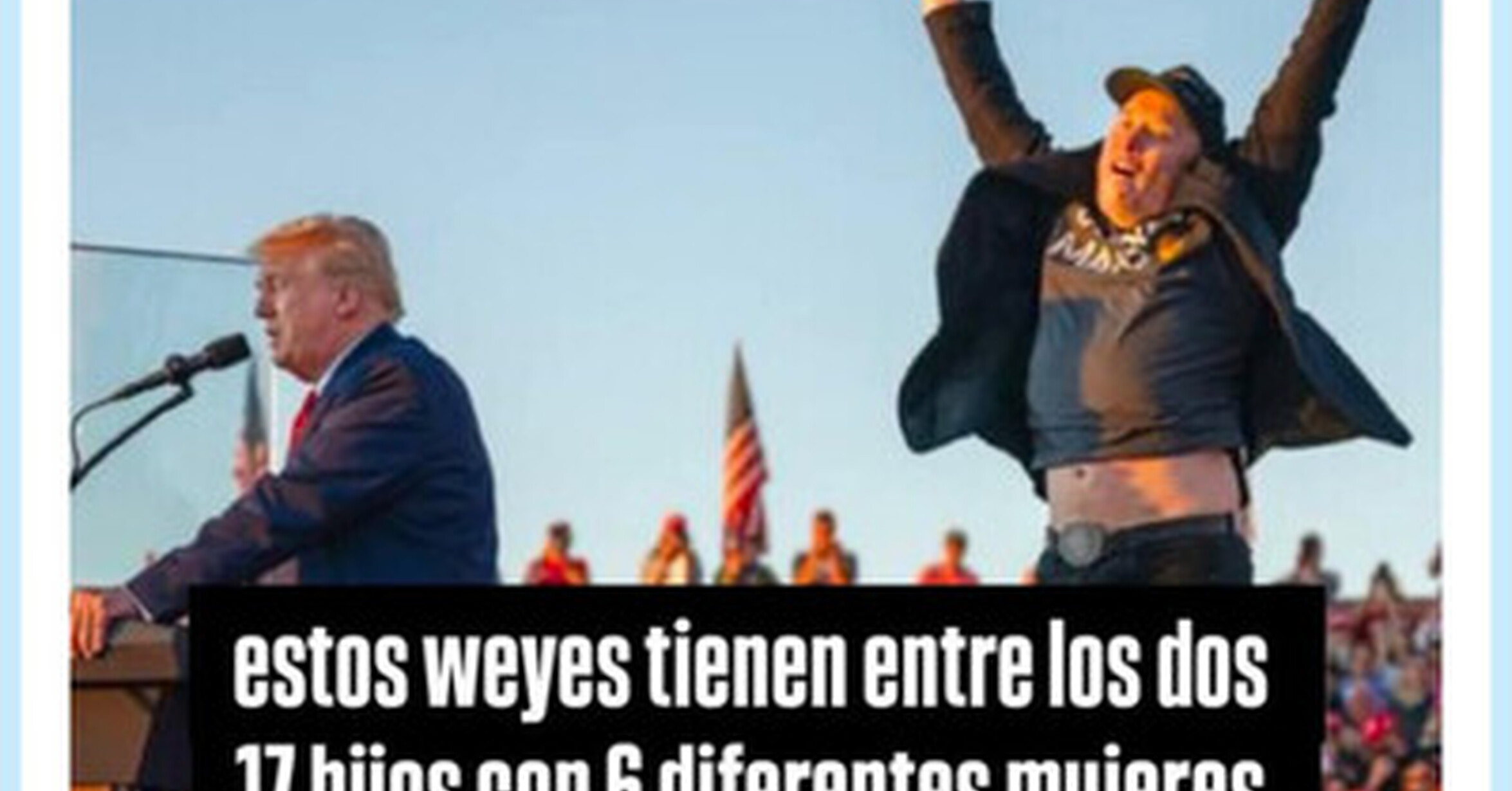 VEF > Visto en las Redes > Tremendo doble rasero Trump y Musk, por ...