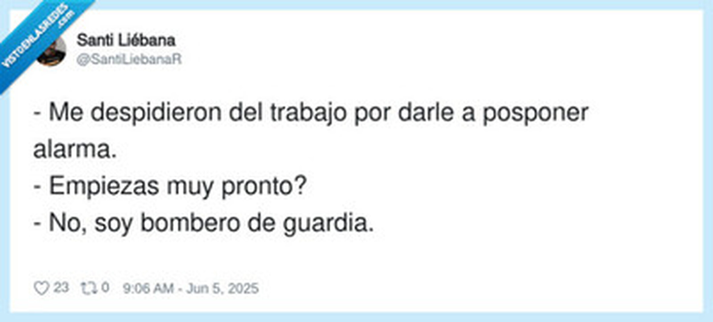 VEF > Visto en las Redes > Si eres de posponer alarma, vigila, por ...