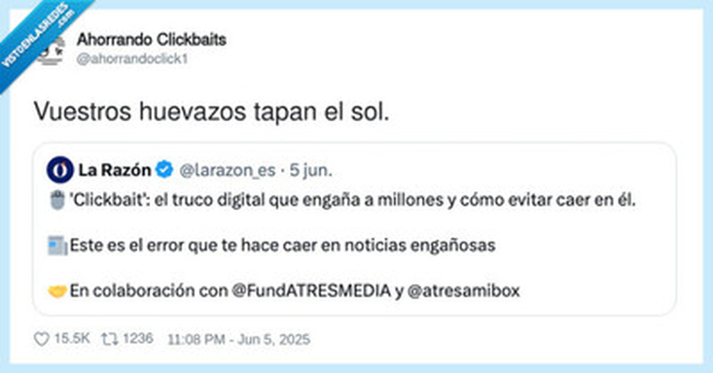 VEF > Visto en las Redes > Lo que faltaba, el clickbait del clickbait