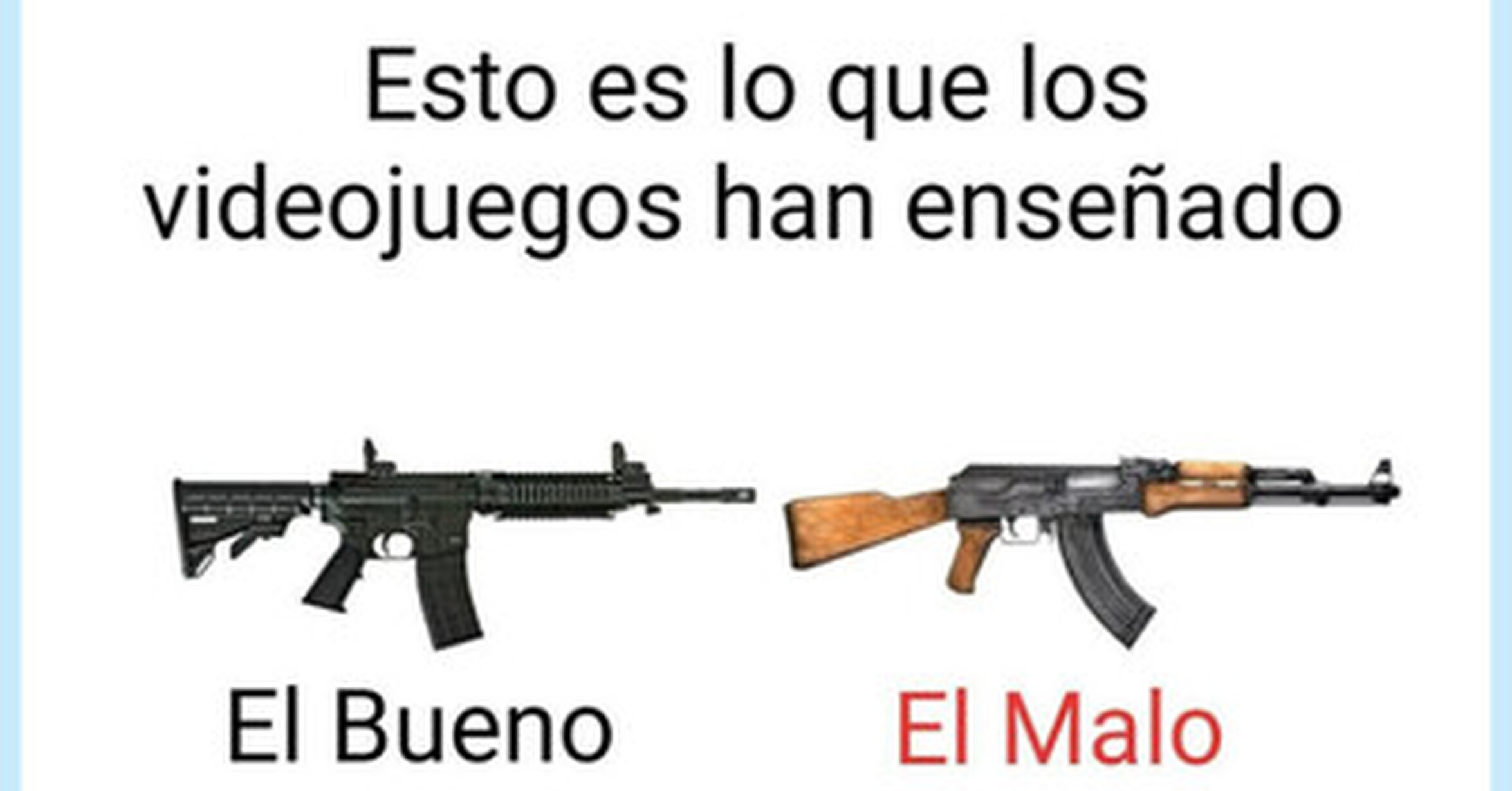 VEF > Visto en las Redes > Todo se arregla disparando a todo