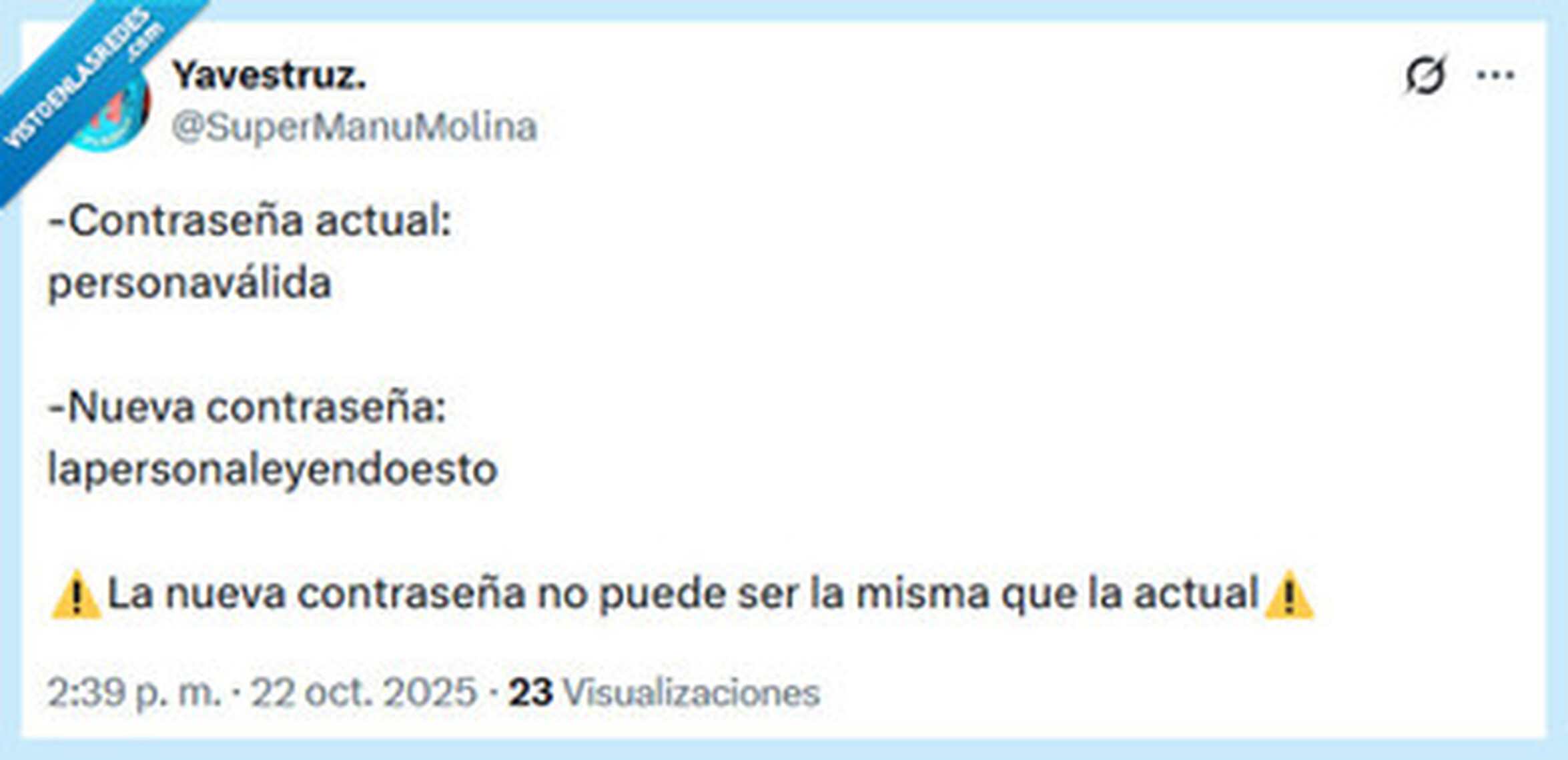 VEF > Visto en las Redes > ¡Ole tú! por @supermanumolina