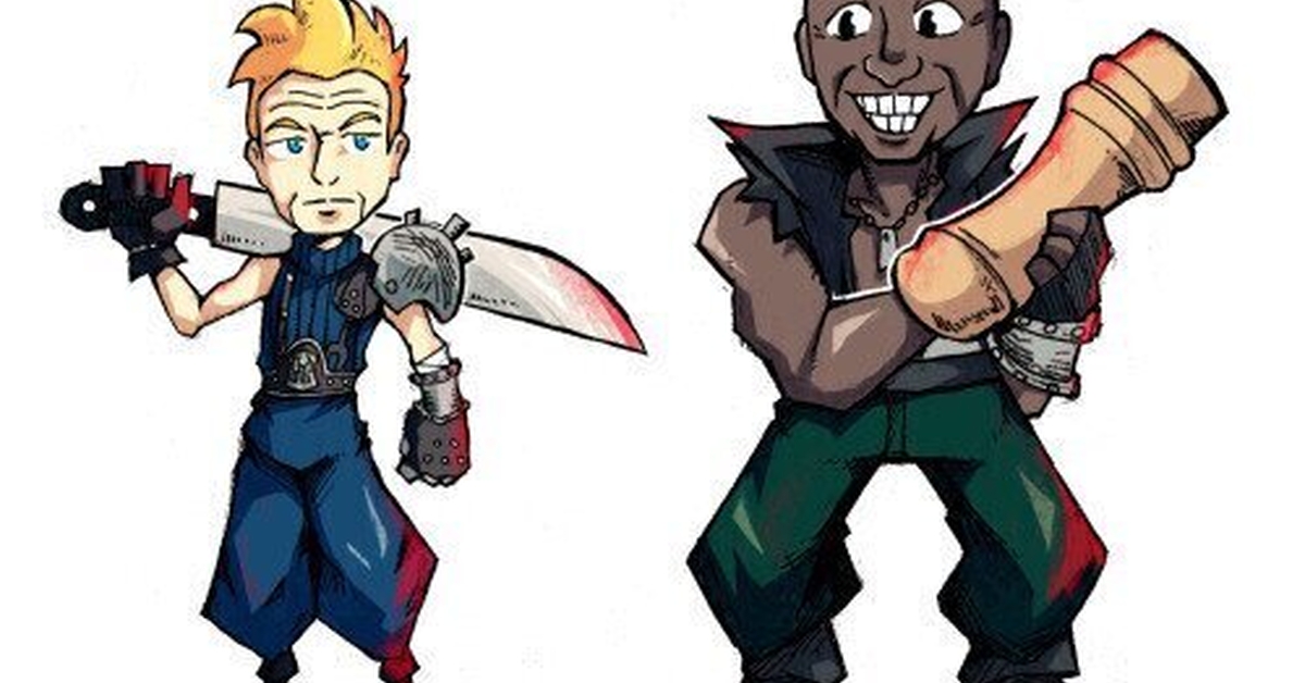Ainsley Harriott y Gordon Ramsay como personajes de Final Fantasy VII ...
