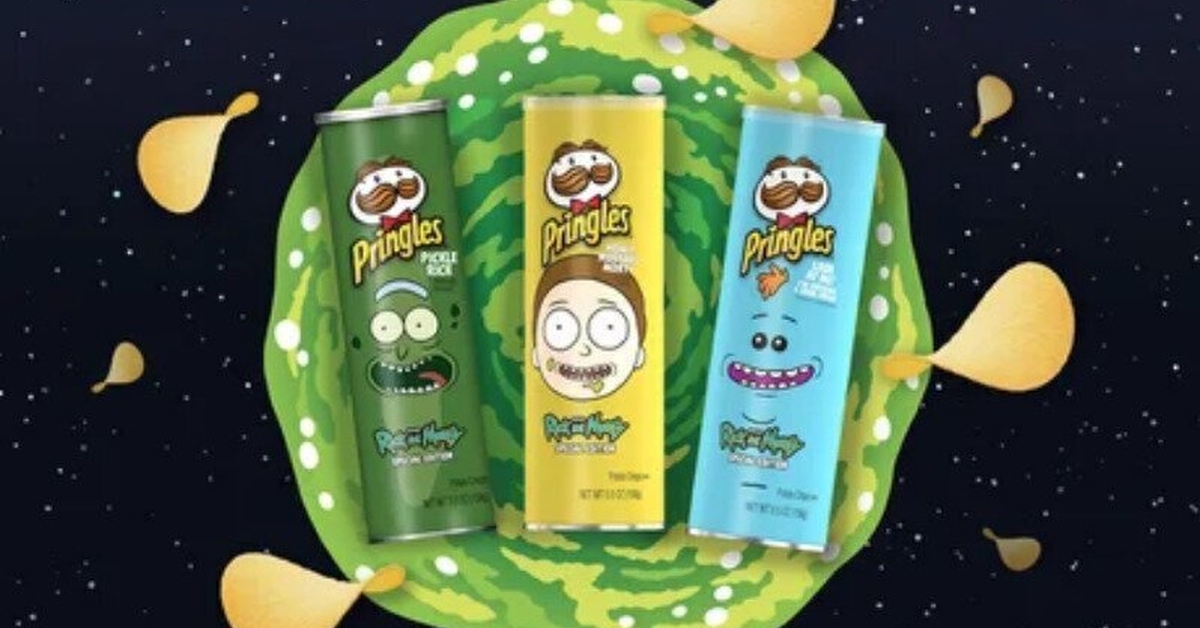 Nuevas Pringles inspiradas en Ricky y Marty en Wallmart