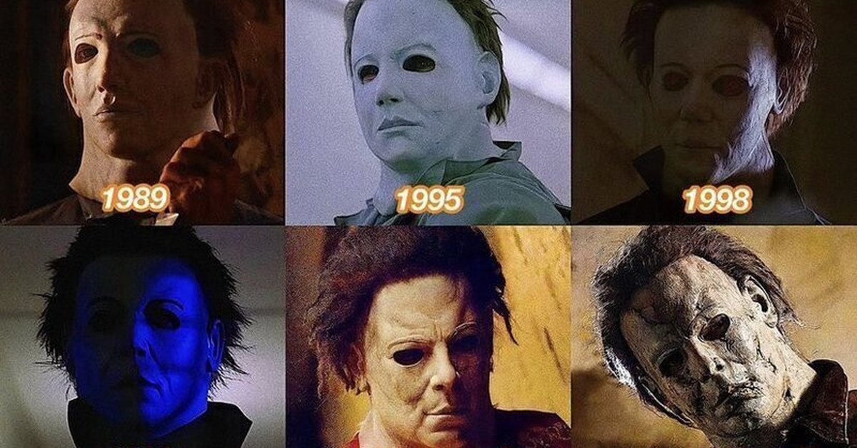 Evolución de la máscara de MICHAEL MYERS a lo largo de toda la saga de ...