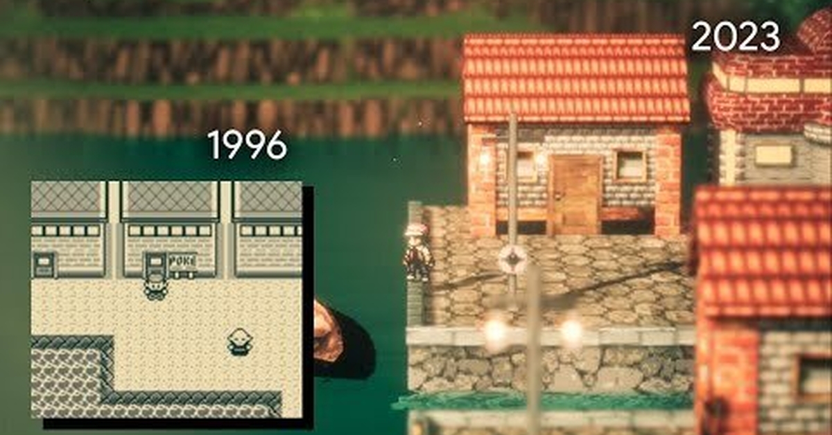 Así se vería un remake de Pokémon Rojo al estilo de Octopath Traveler
