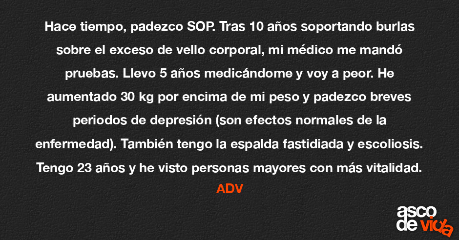 Asco de Vida / Hace tiempo, padezco SOP. Tras 10 años soportando burlas ...