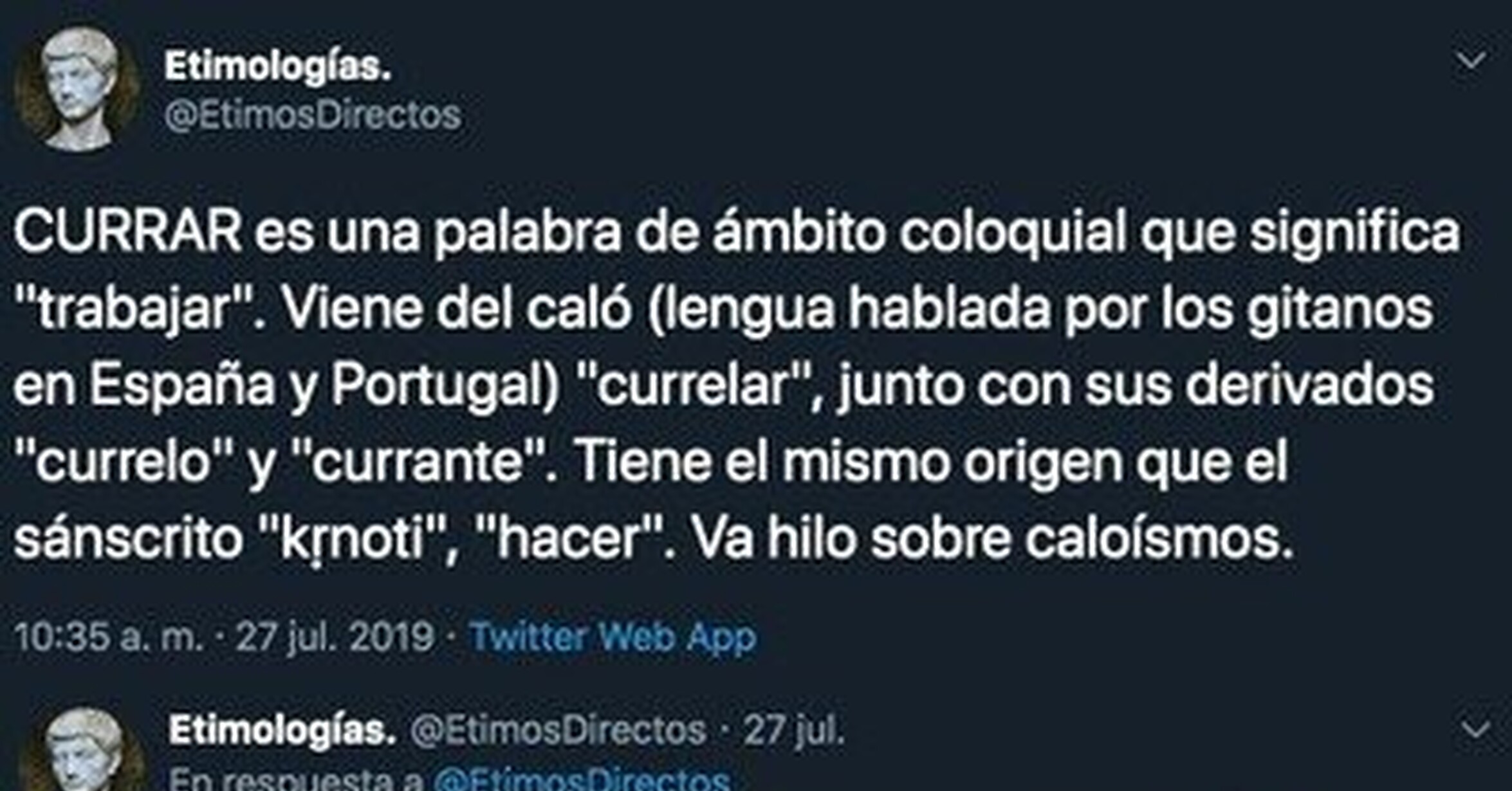 Palabras que vienen del 'caló', la lengua hablada por los gitanos en ...