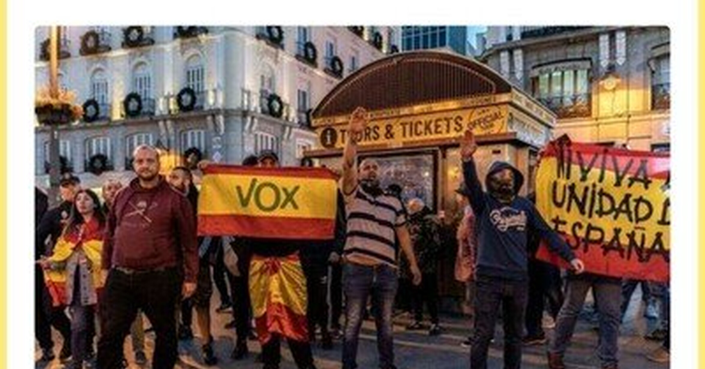 Los nazis saben bien cual es su partido