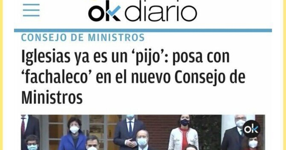 Pablo Iglesias se pasa al fachaleco