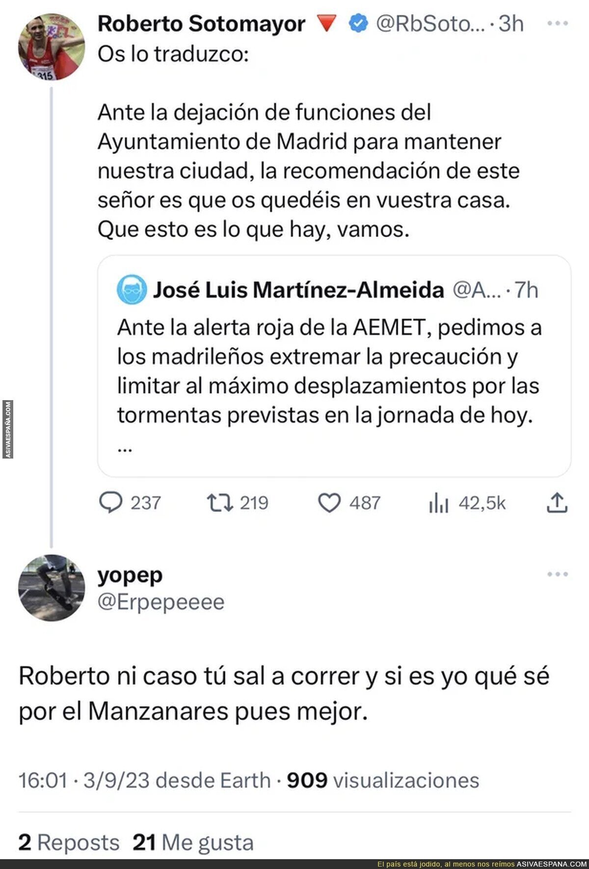 Caso omiso cuando quieren mirar por tu bien