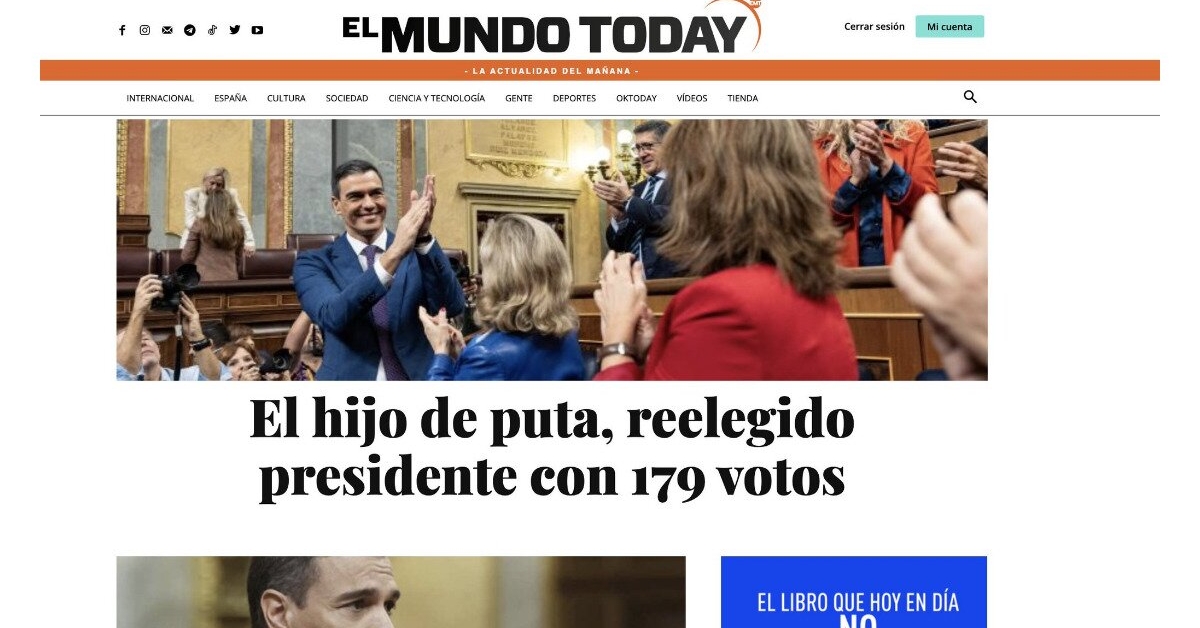 Genialidad de El Mundo Today