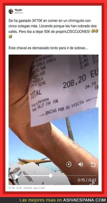 Hay que ser pringado en esta vida