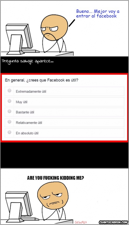 Cuánto cabrón / Una pregunta ¿Útil?