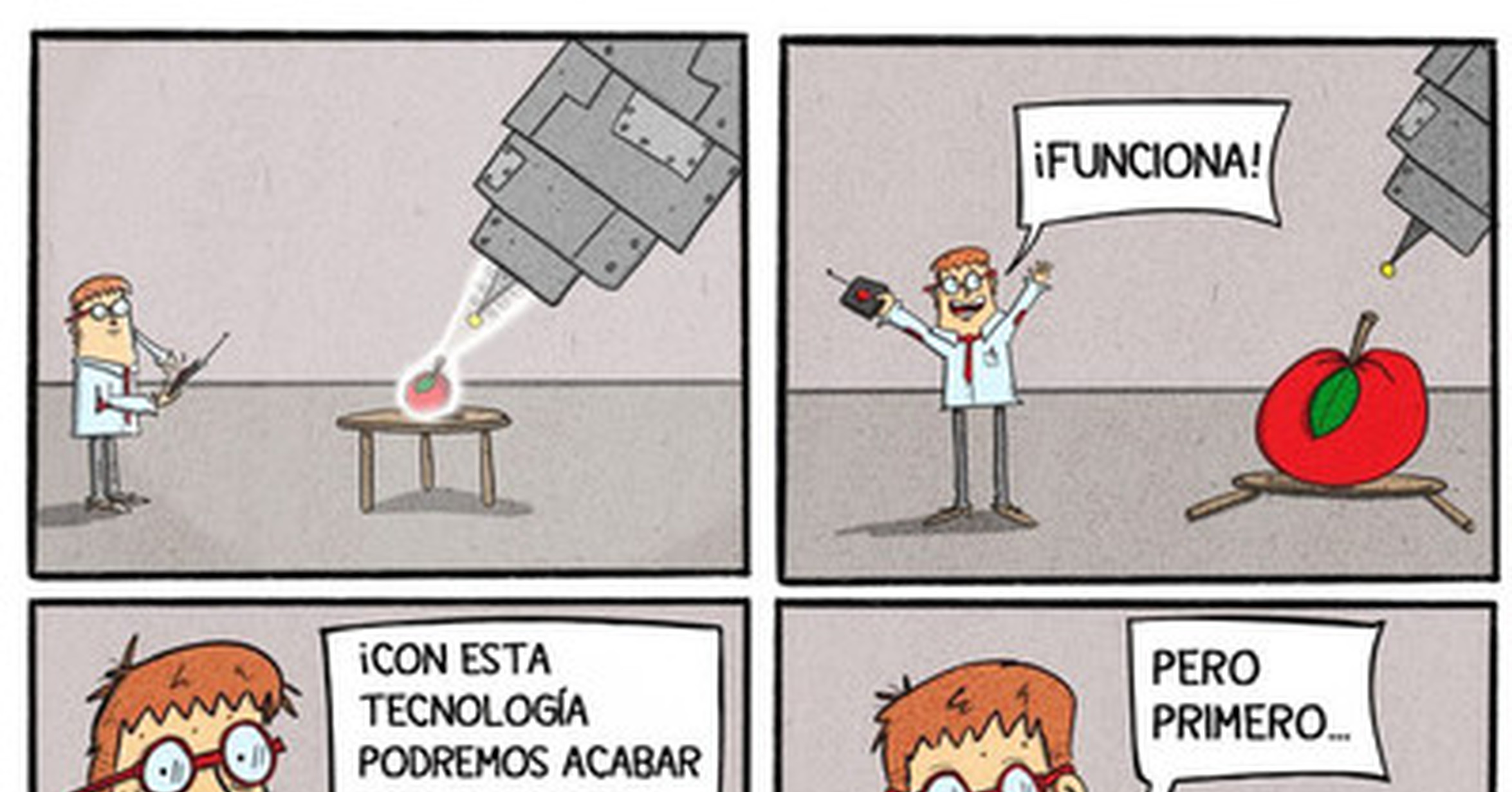 Cuánto cabrón / El deseo de todo científico al inventar algo