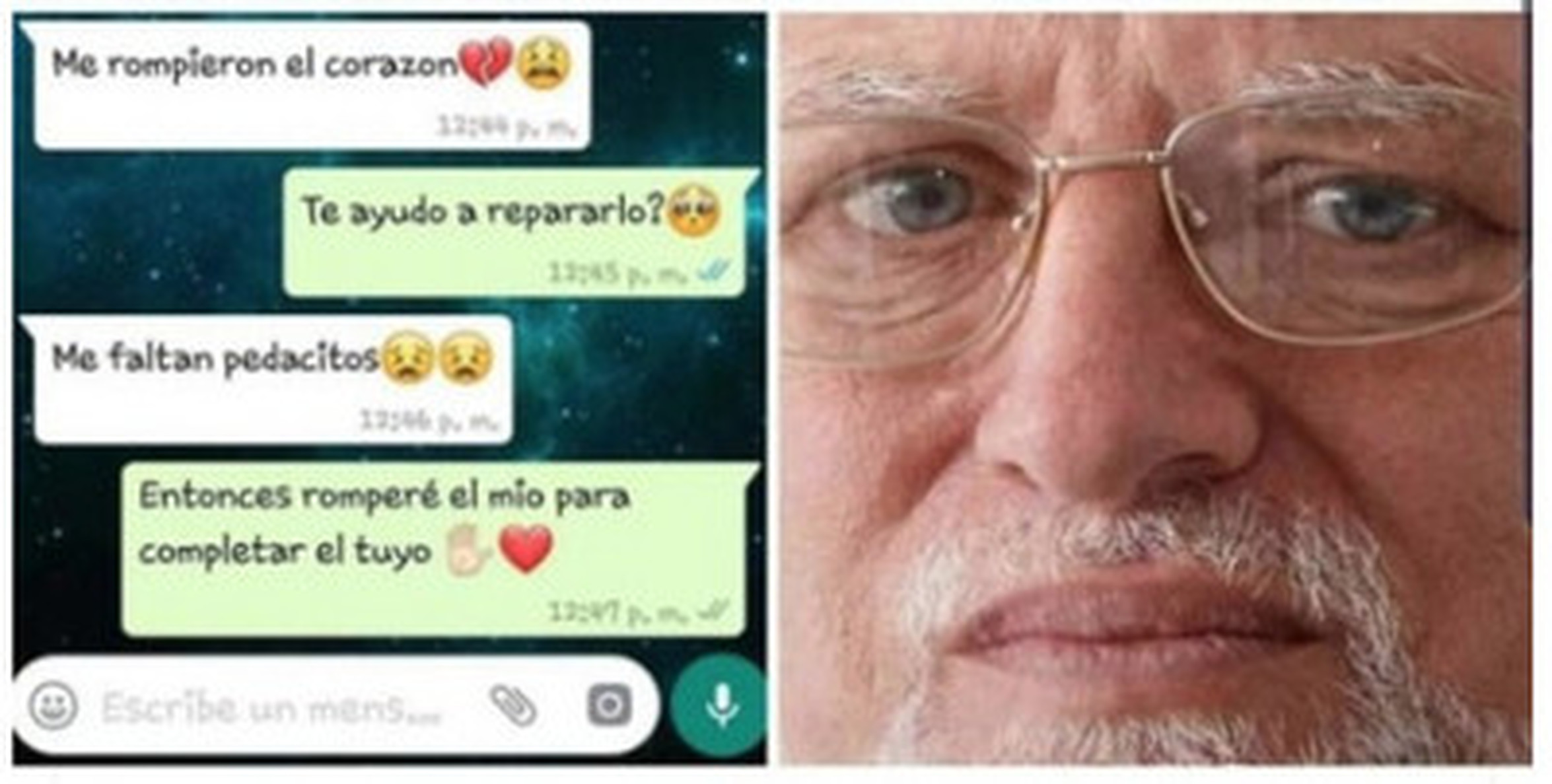 Cuánto cabrón / Me parece tan lamentable...