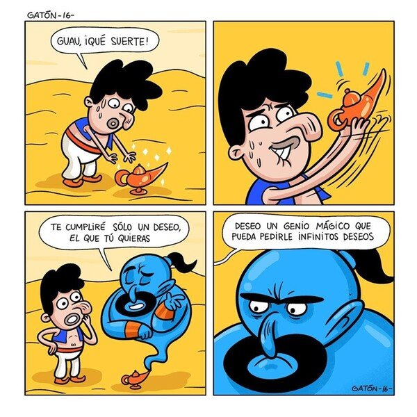 Cuánto cabrón / El genio de la lámpara tiene truco Cuánto cabrón / El genio de la lámpara tiene truco