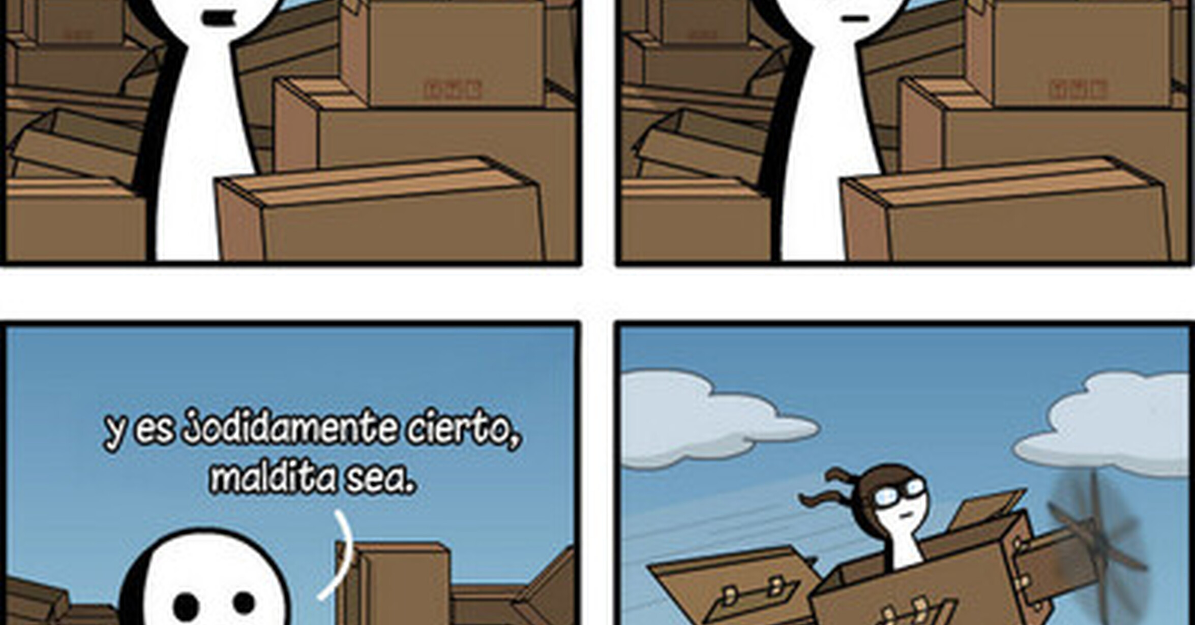 Cuánto cabrón / La vida te da cartón...