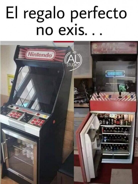 Un minibar - maquina recreativa : r/SpanishMeme