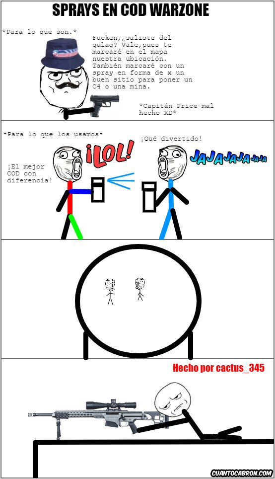 Sprays en COD Warzone : r/SpanishMeme