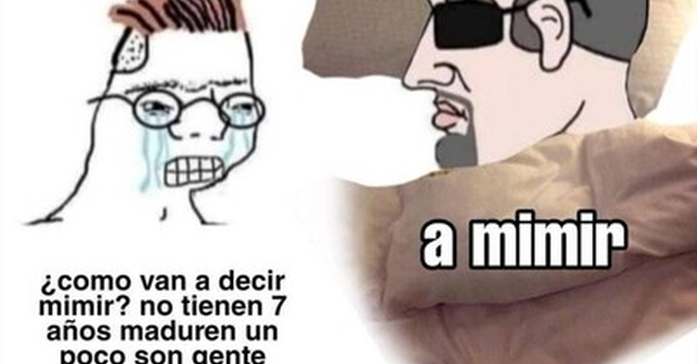 Cuánto cabrón / Simplemente, a mimir