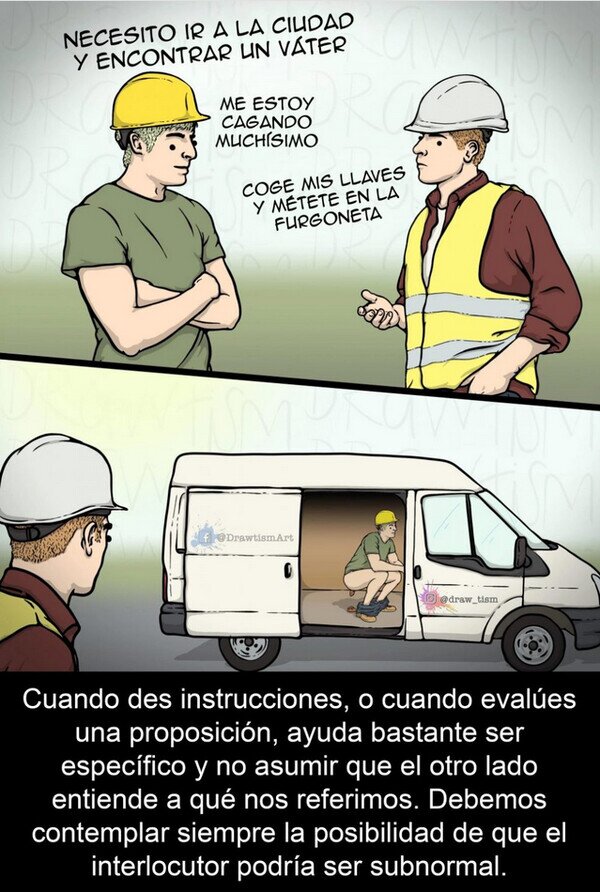 Cuánto cabrón / Cuidado con el interlocutor