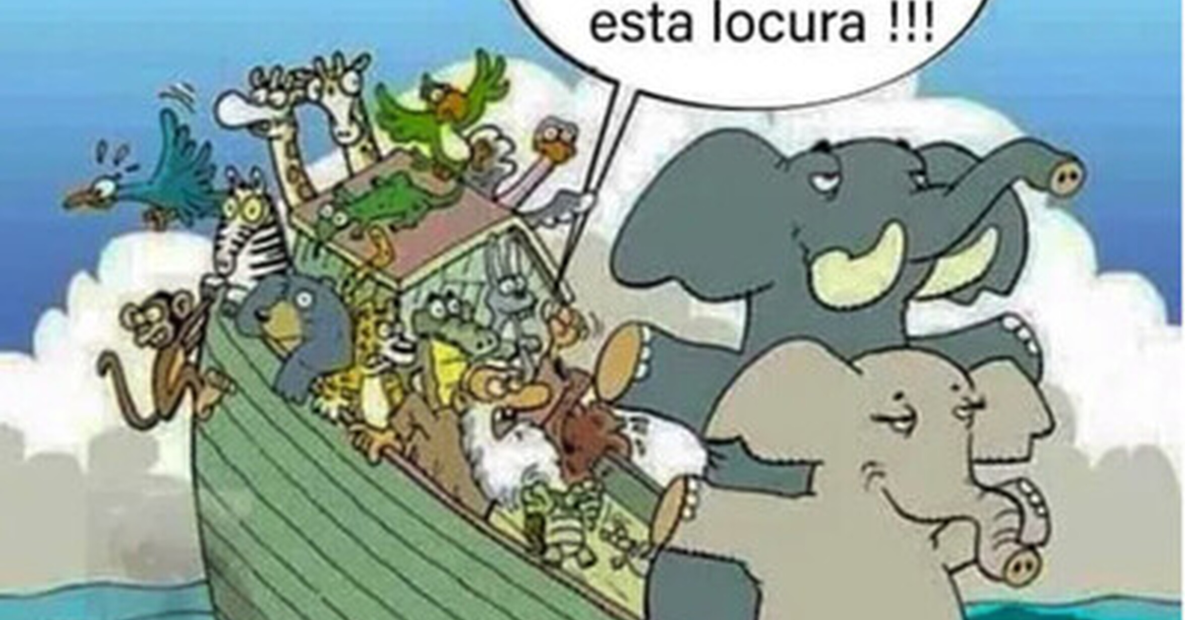 Cuánto cabrón / El arca de Noe también sufrió problemas