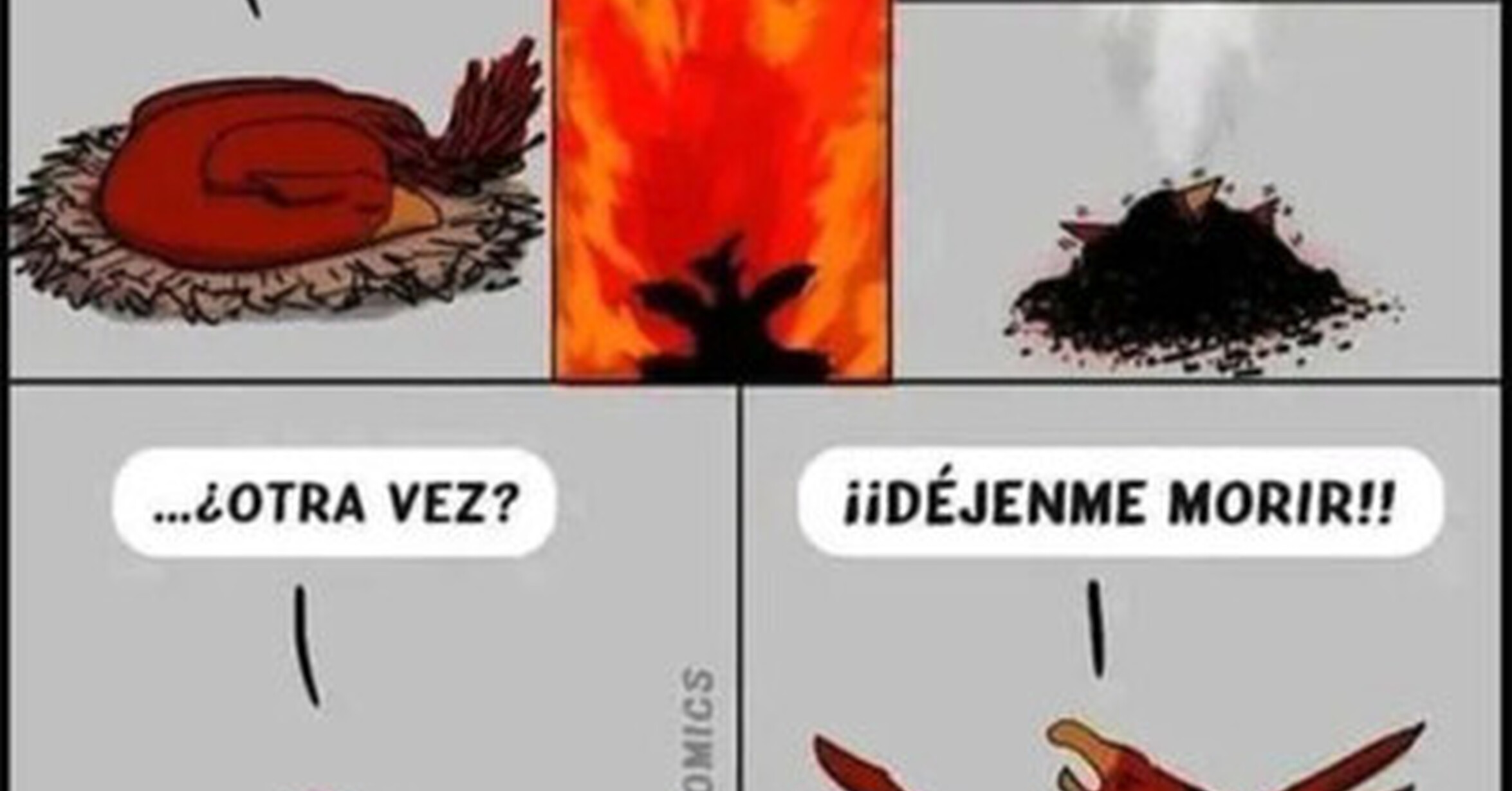 Cuánto cabrón / Pobre Ave Fénix...