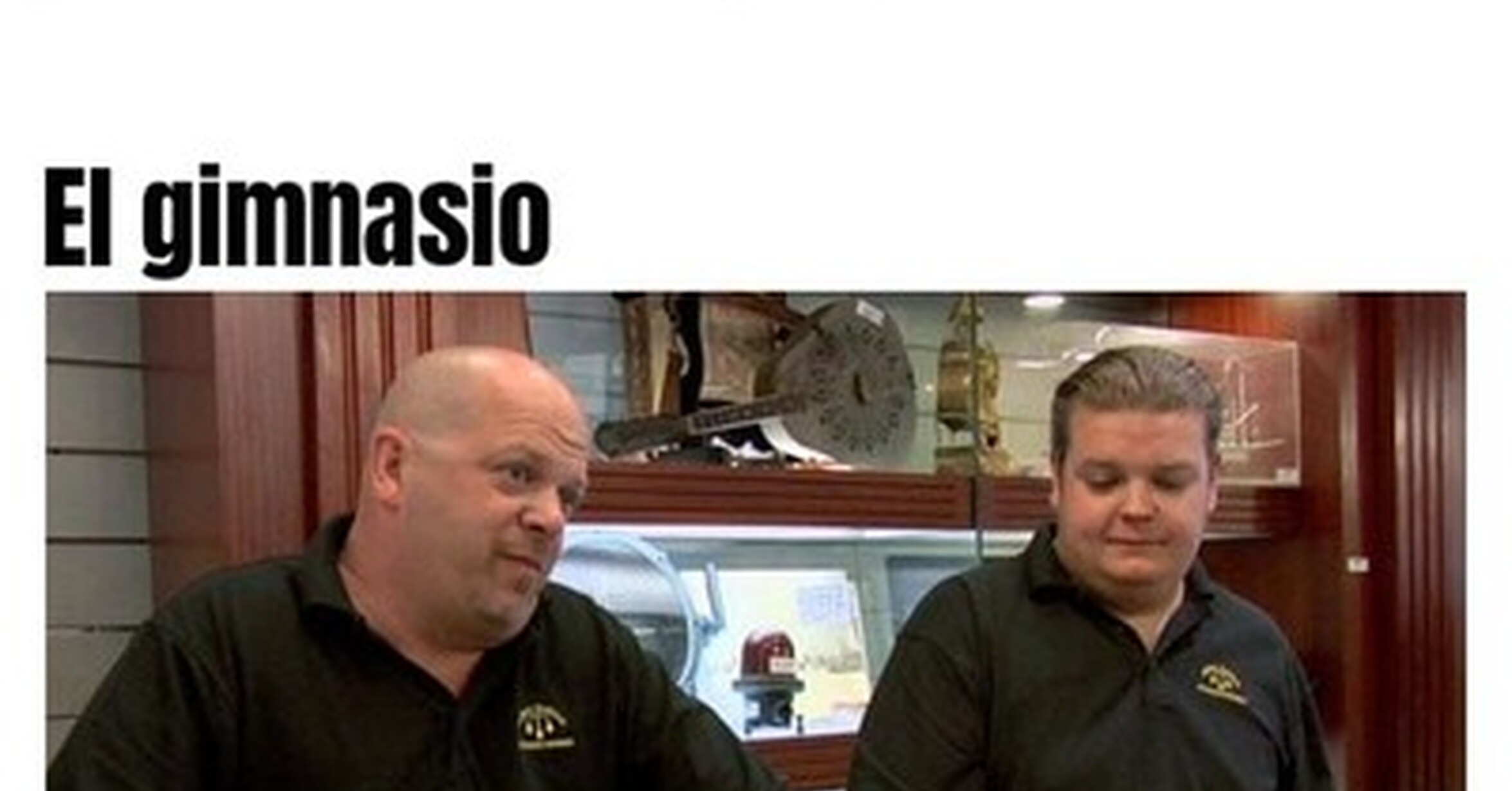 Cuánto cabrón / Es lo máximo a lo que aspiramos algunos...