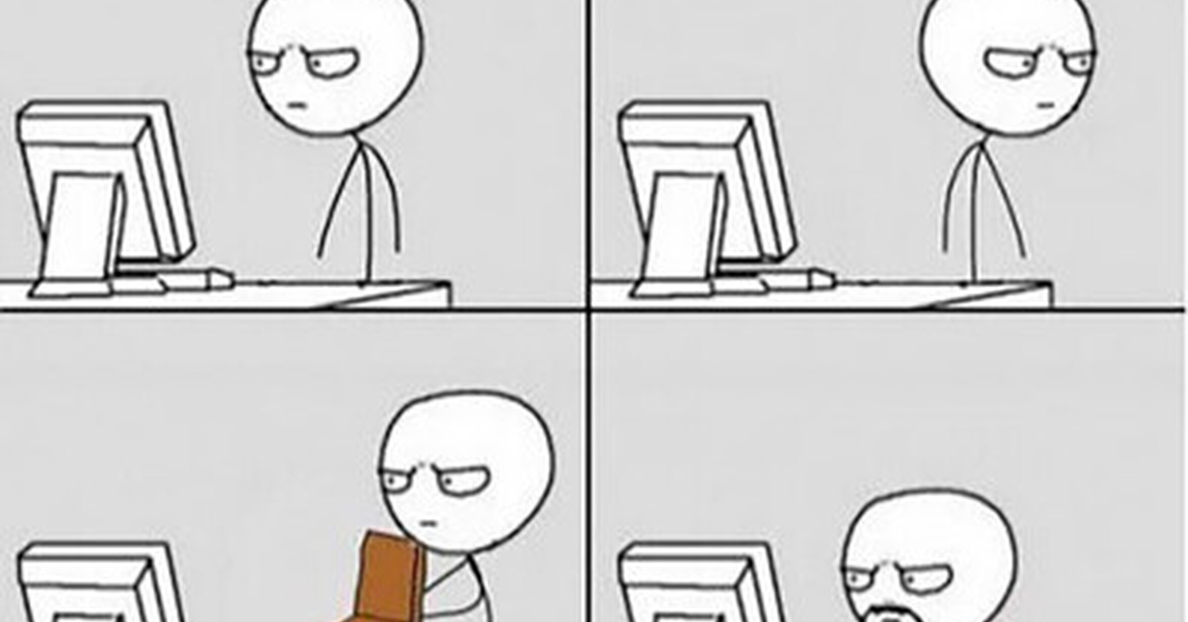 Cuánto cabrón / Ya era hora, computer guy