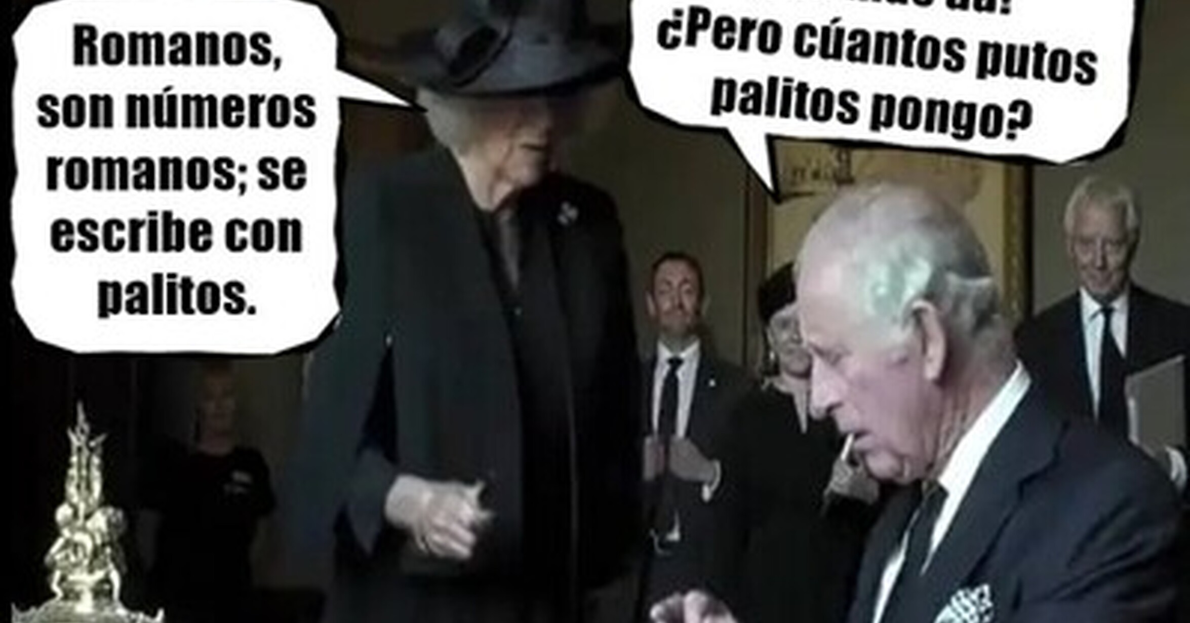 Cuánto cabrón / Carlos palito, palito, palito...