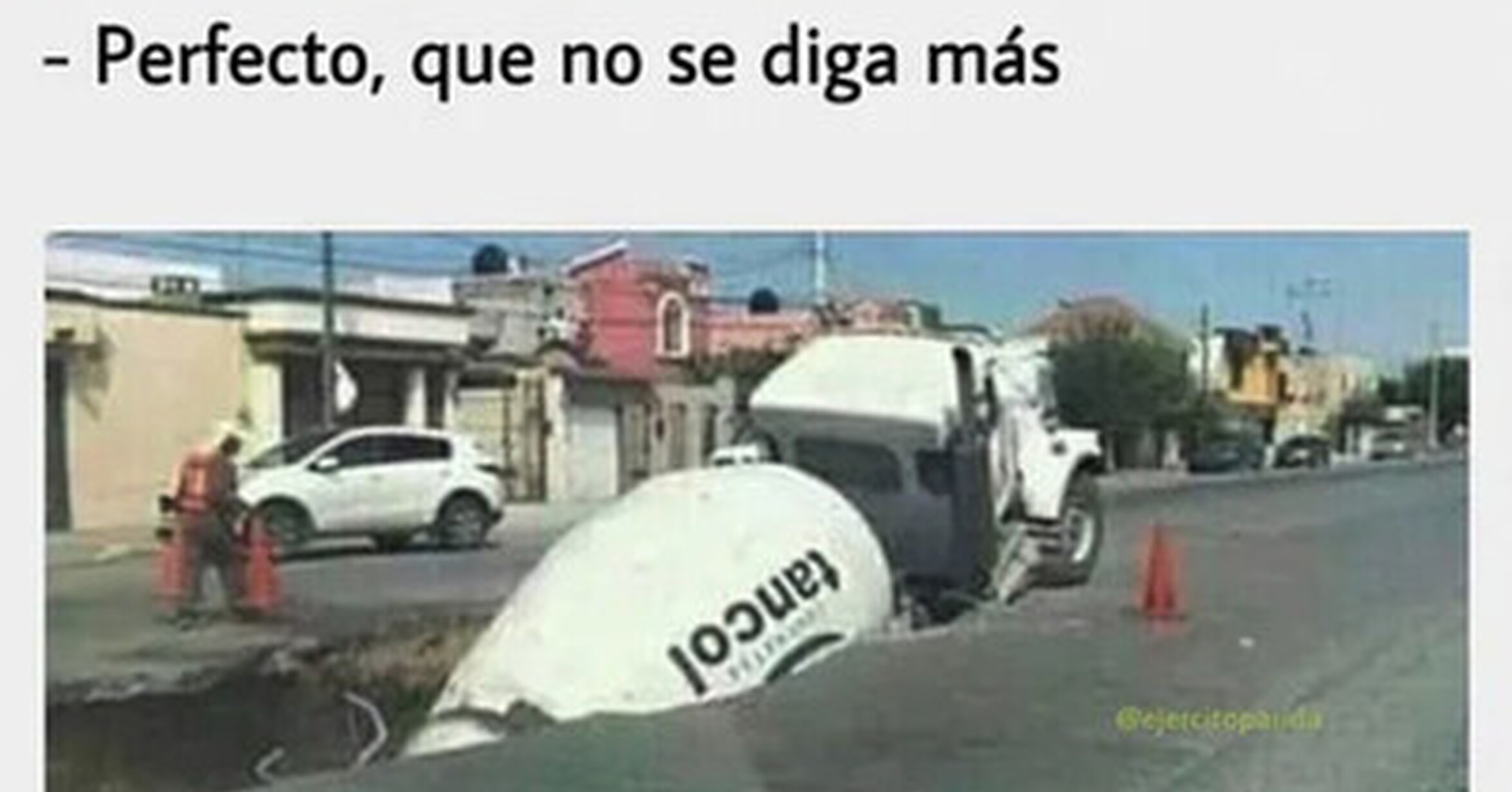 Cuánto cabrón / Se lo tomó literal