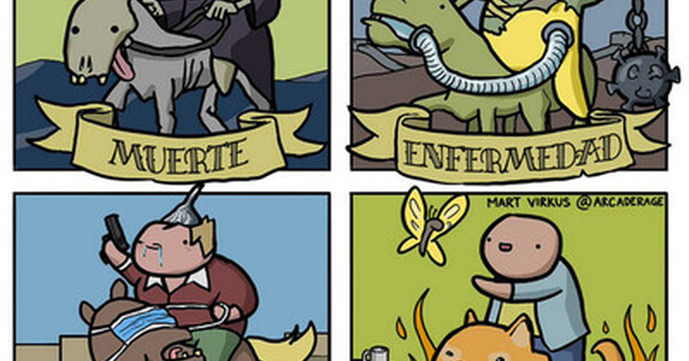 Cuánto cabrón / Los 4 jinetes del apocalipsis