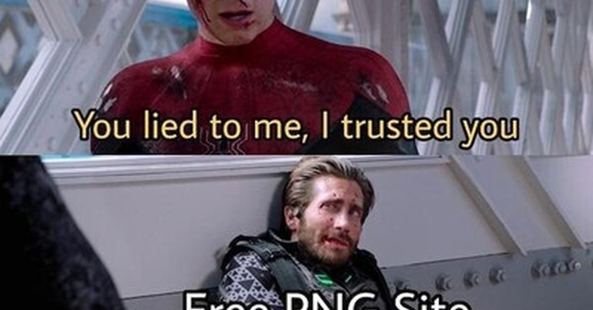 Cuánto cabrón / Confié en esa página de PNGs