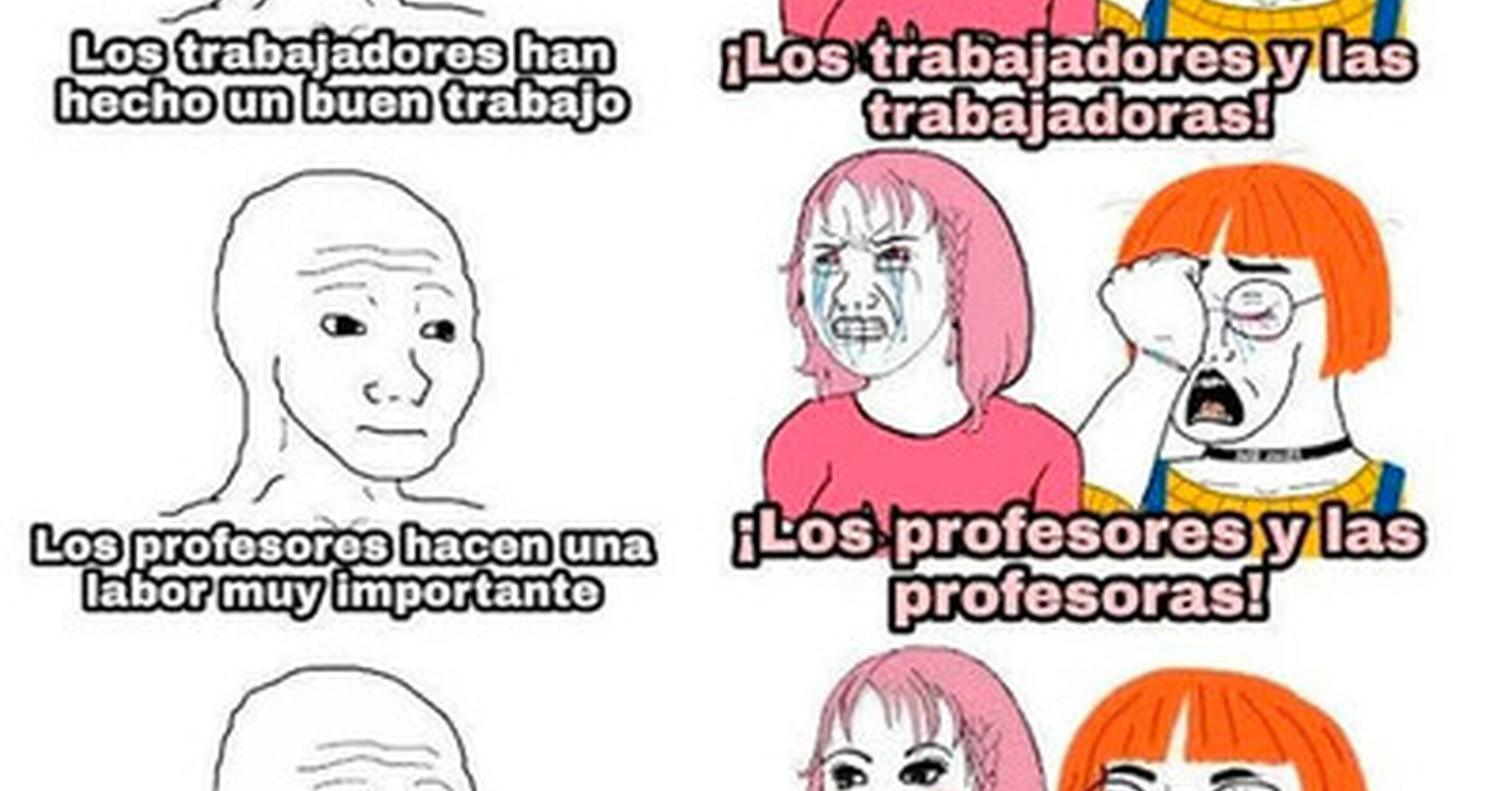 Cuánto cabrón / Inclusividad pero no para todo