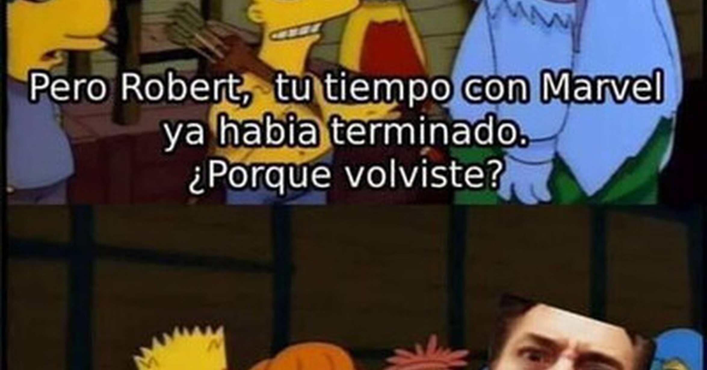 Cuánto cabrón / Robert no pudo rechazar