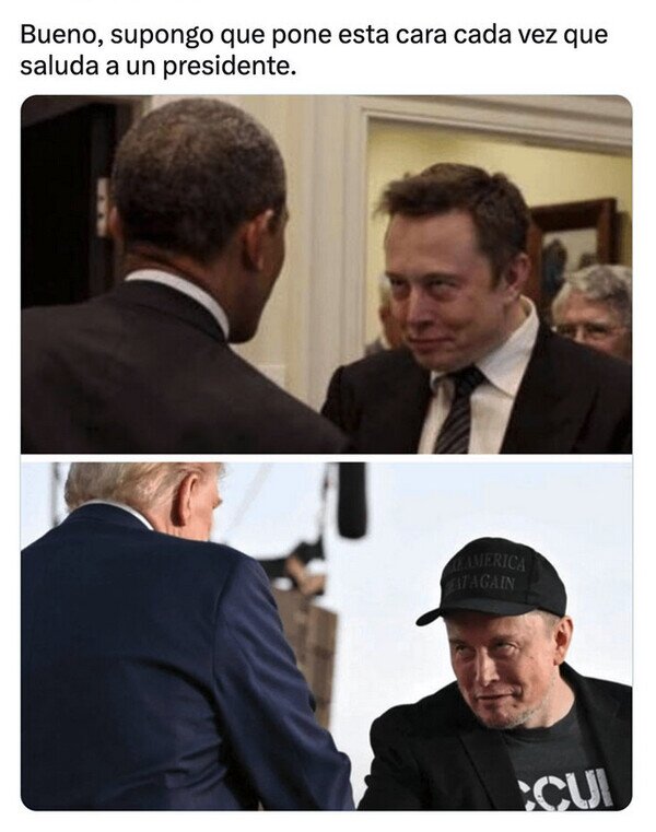 Cuánto cabrón / Elon, das bastante miedito