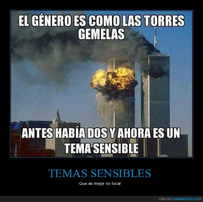 ¡Cuánta razón! / Un tema sensible