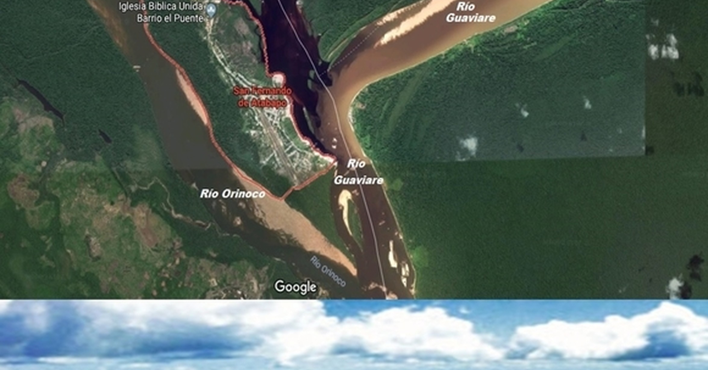 ¡Cuánta razón! / No es Mesopotamia, es San Fernando de Atabapo.