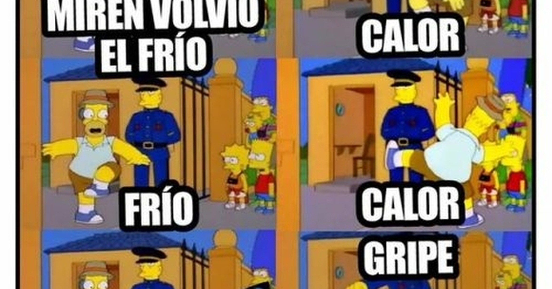 ¡Cuánta razón! / El tiempo está loco